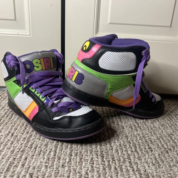 Osiris | Shoes | Osiris Nyc 83 Rainbow 200s High Tops Fat Skate Shoes ...